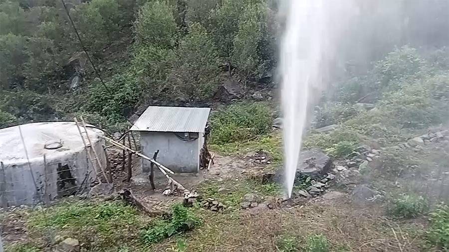 New water pipeline starts bursting few weeks after installation ...