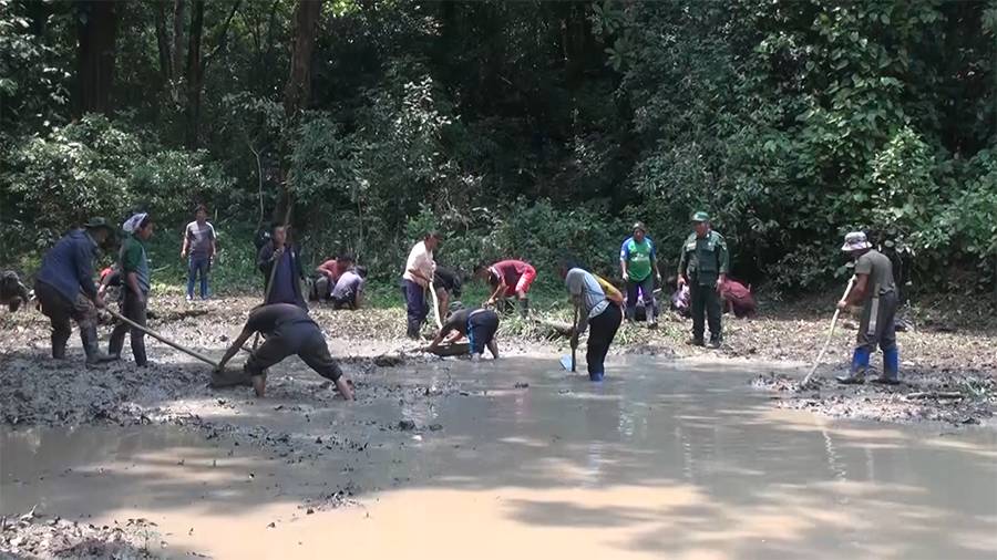 Norbugang villagers reviving Chongmashing lake to replenish water ...