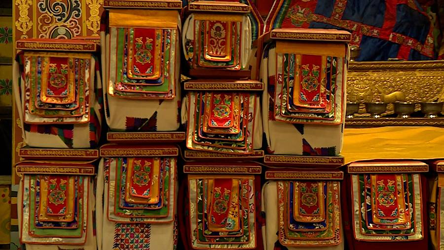 Royal Kanjur Project completed, rendering Buddhist texts in gold ...